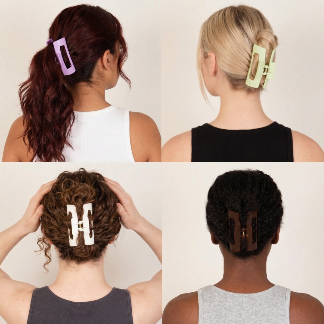 Hair Types Chart 101: How to Choose the Right Hair Clip for Your Hair ...